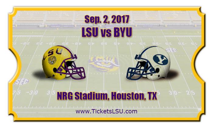 LSU Tigers vs BYU Cougars Football Tickets | Sep. 2, 2017